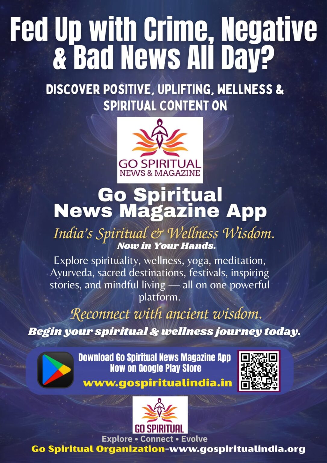 Go Spiritual Launches Digital Campaign Against Negative & Crime News ...